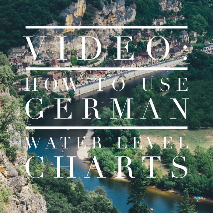 VIDEO: How To Use German Water Level Charts – River Cruise Advisor